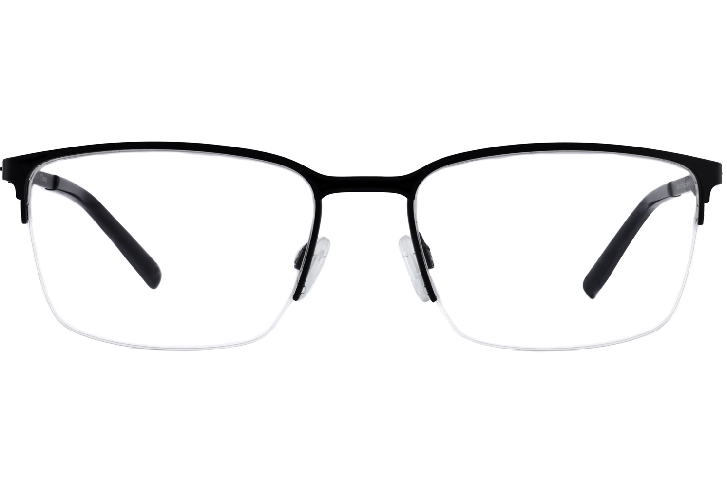 Baker Mens Matte Black Glasses Frames - Execuspecs