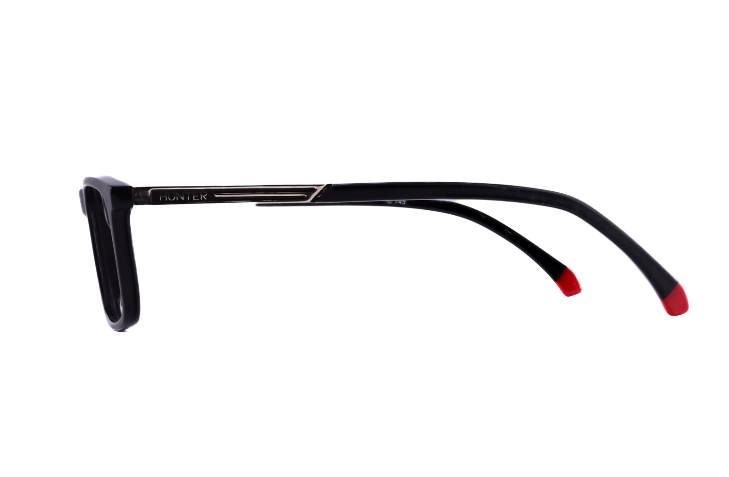 Hunter Mens Shine Black Glasses Frames - Execuspecs