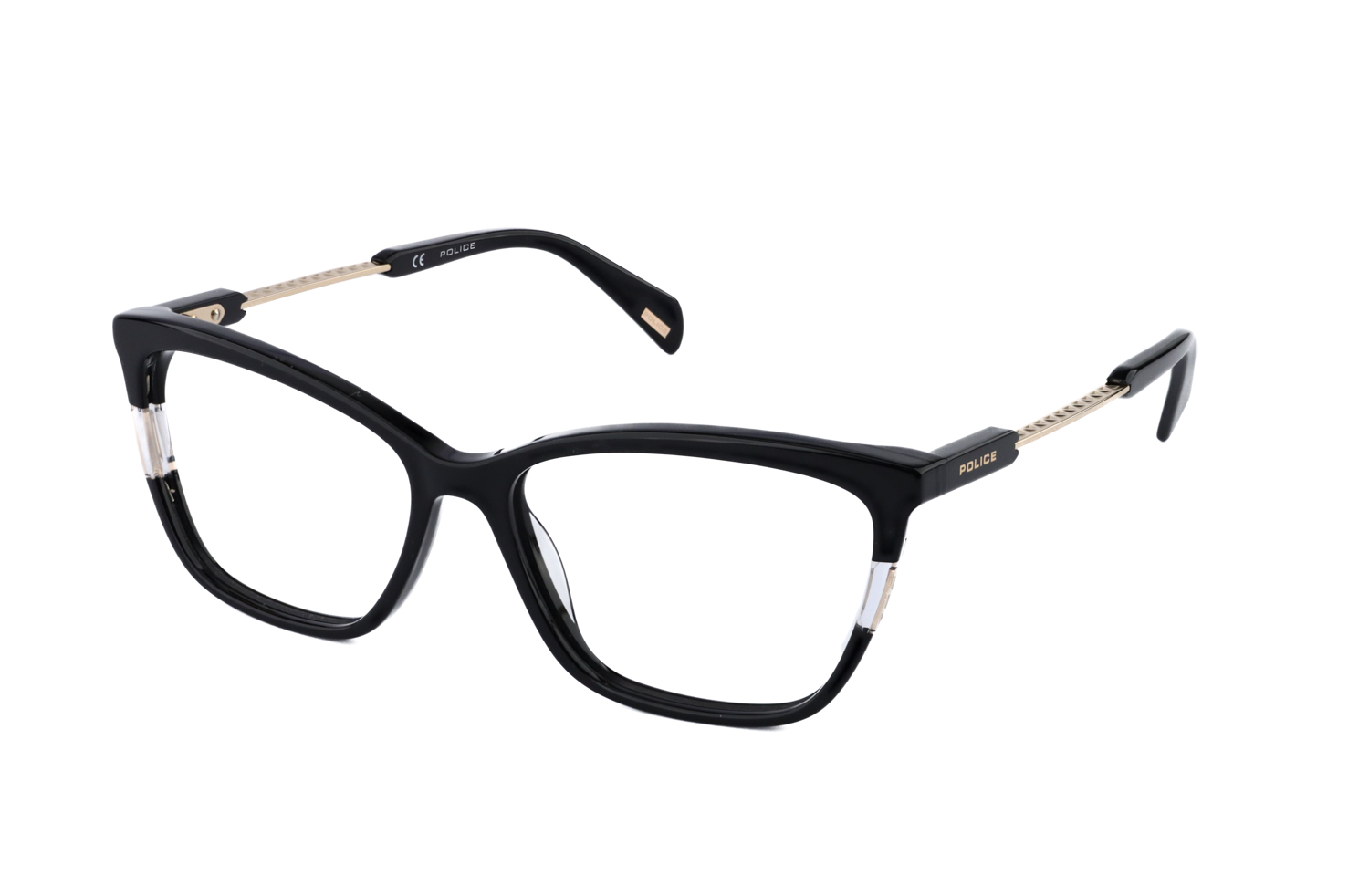 Police Ladies Matte Black Glasses Frames - Execuspecs