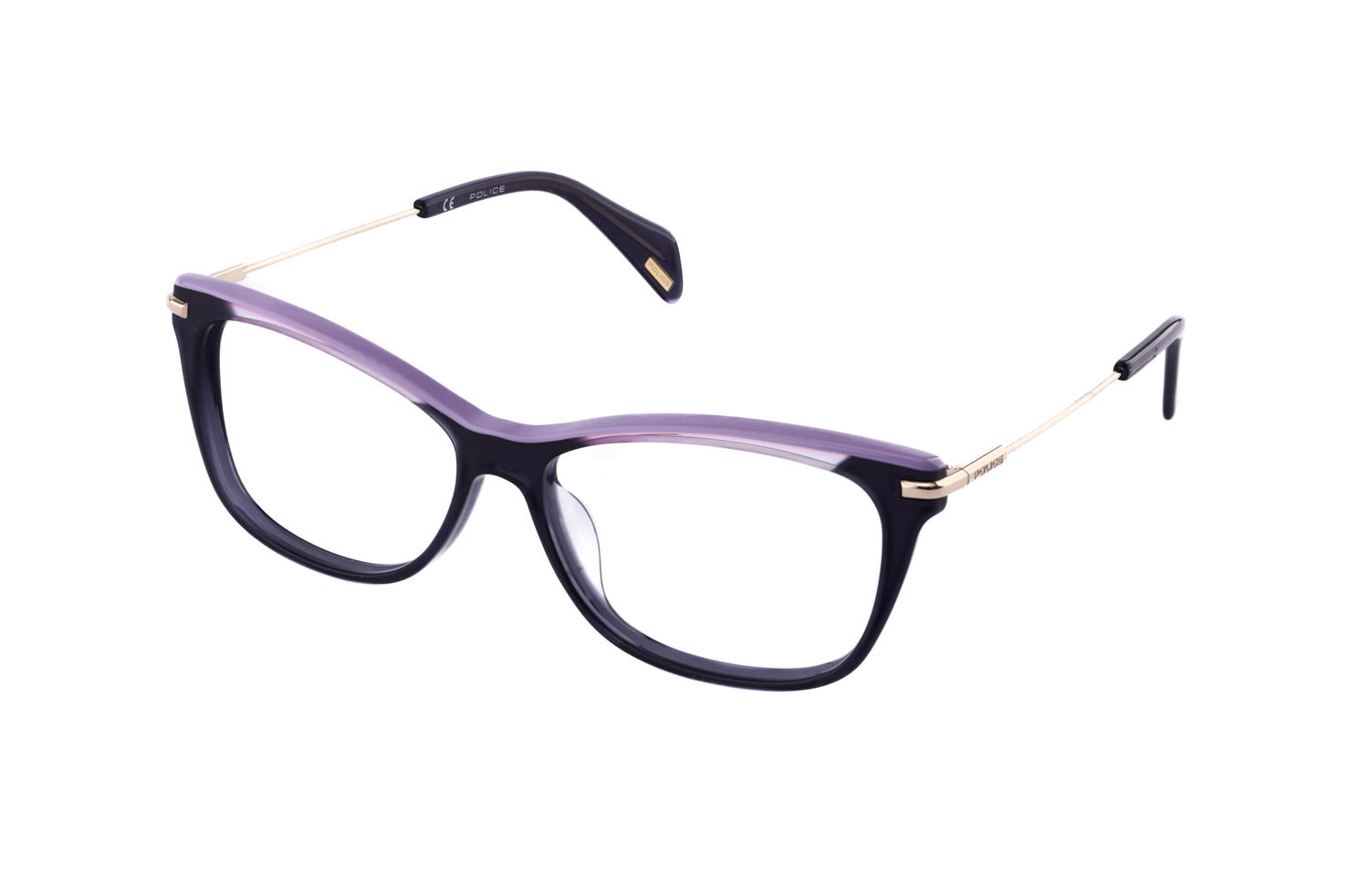 Police Ladies Shine Black Glasses Frames - Execuspecs