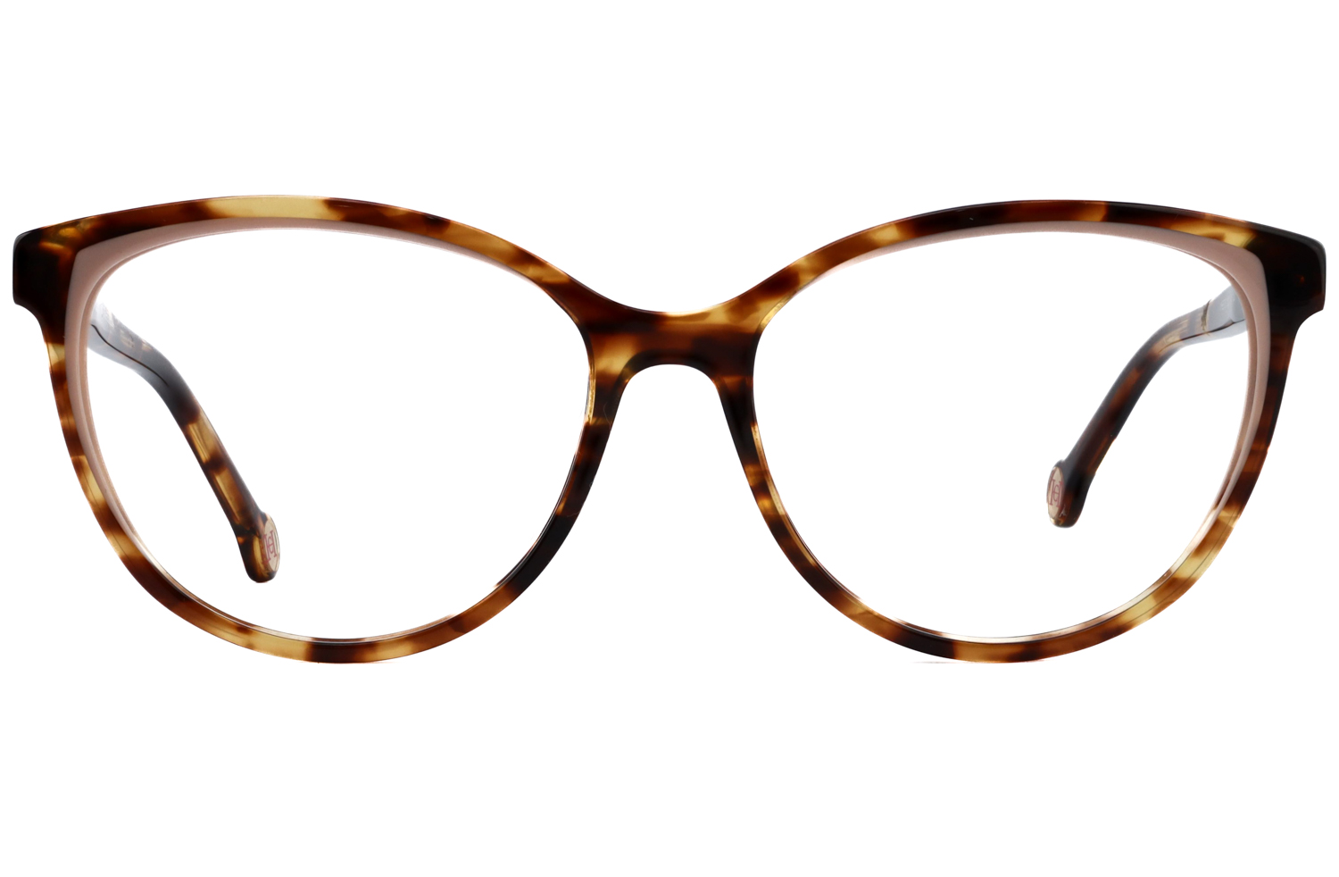 Carolina Herrera Ladies Shine Tortoise Glasses Frames - Execuspecs