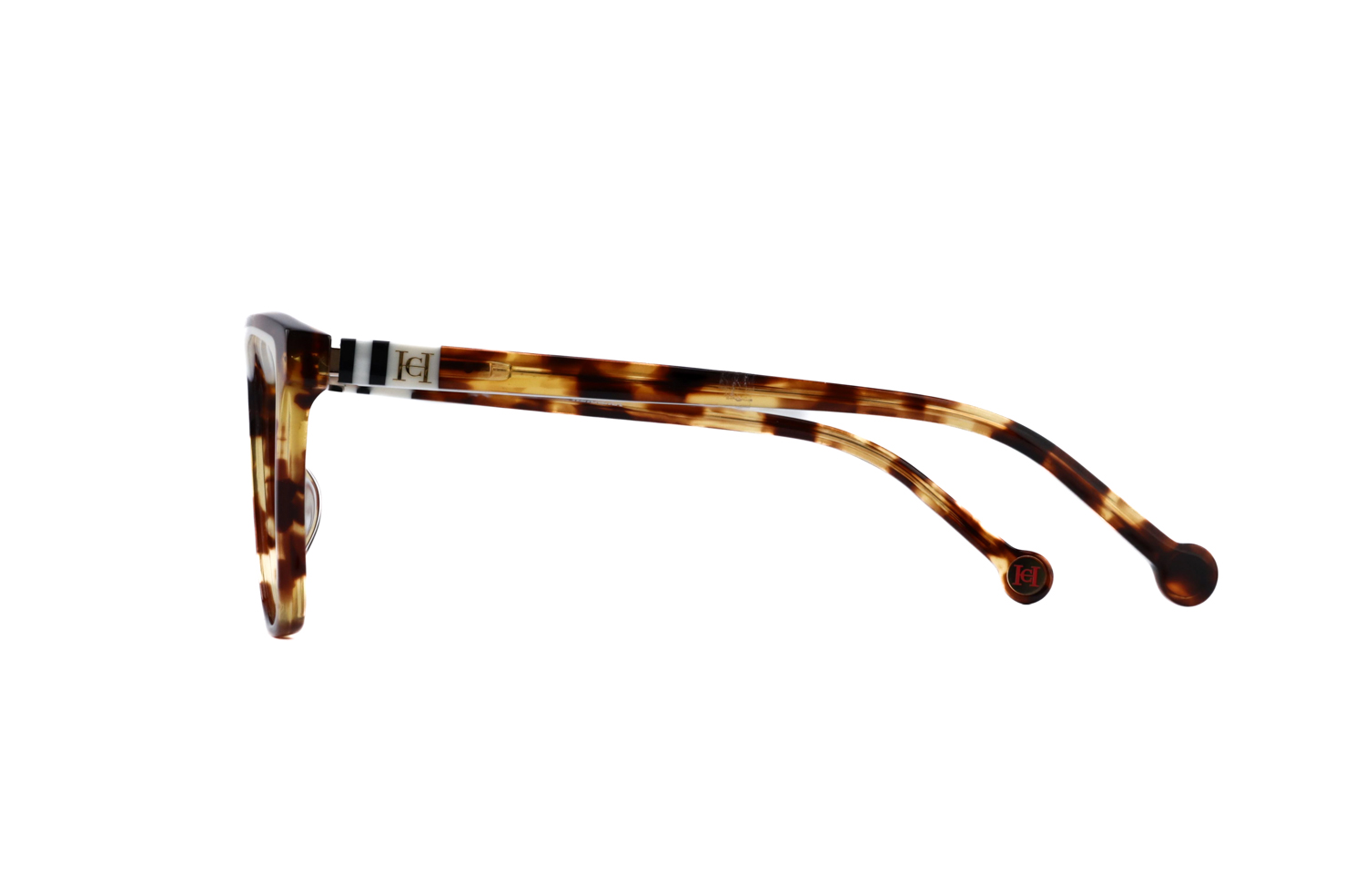 Carolina Herrera Ladies Shine Tortoise Glasses Frames - Execuspecs