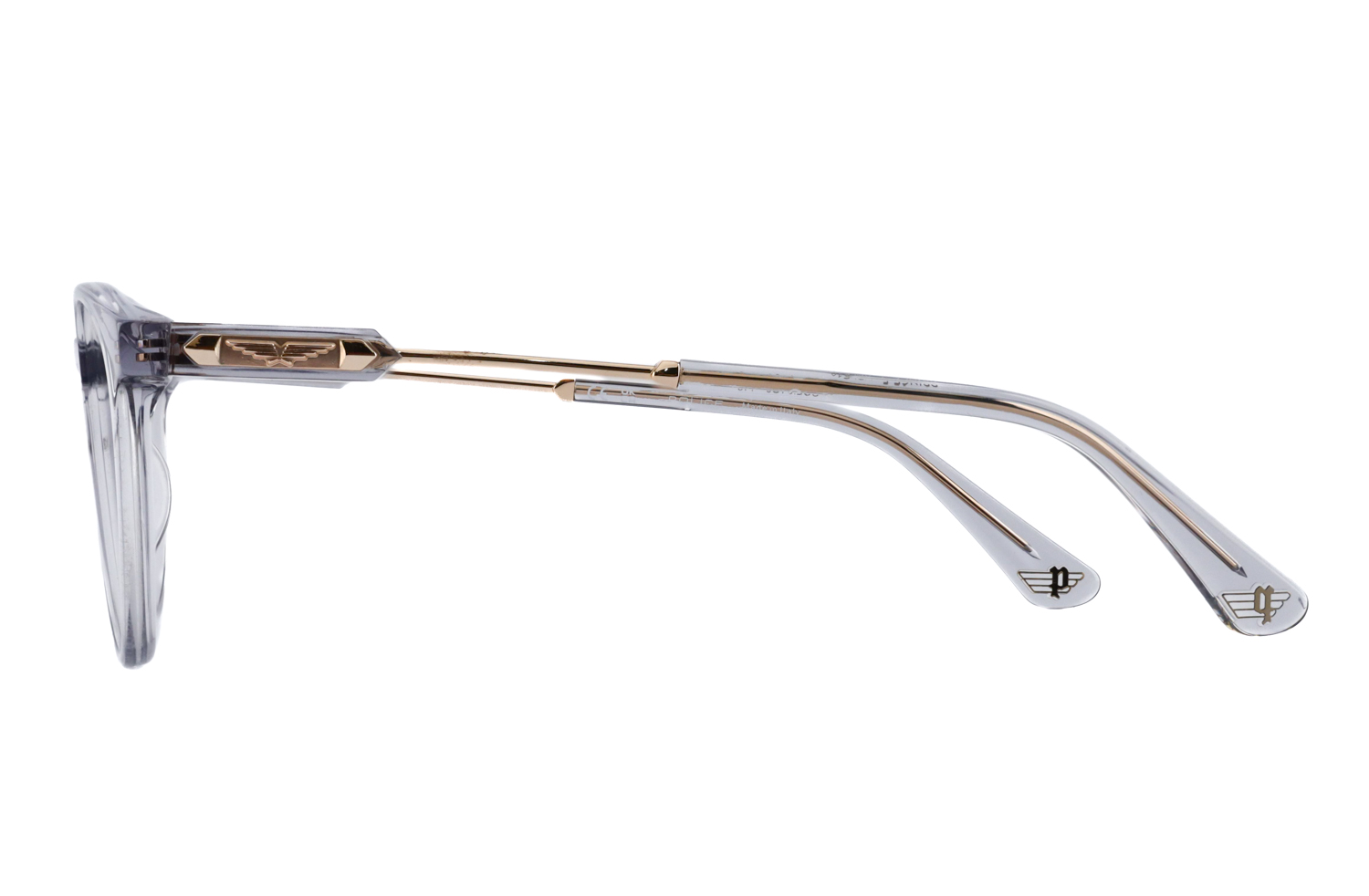 Police Unisex Shine Grey Glasses Frames - Execuspecs