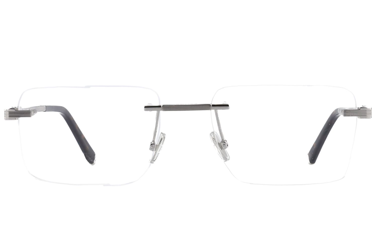 Police Mens Shine Silver Glasses Frames - Execuspecs