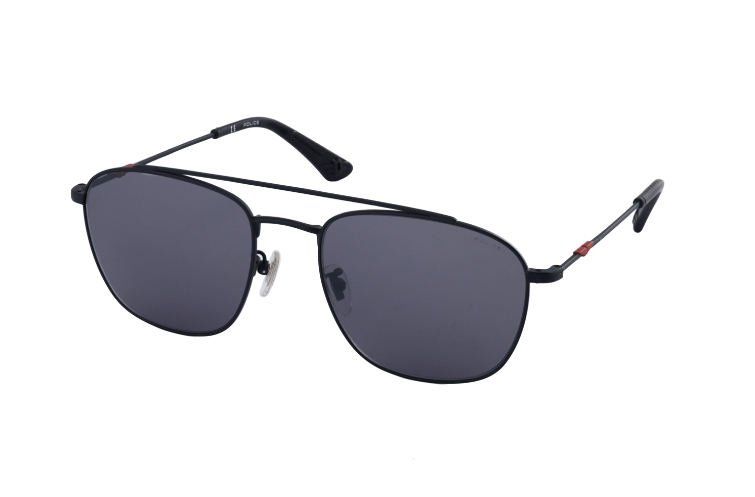 Black Unisex Metal Police Frames And Sunglasses - Execuspecs