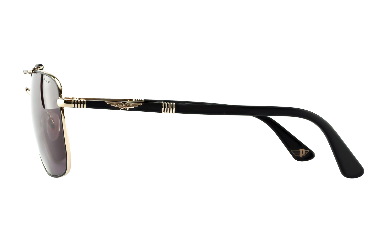 Black Mens Metal Police Frames And Sunglasses - Execuspecs